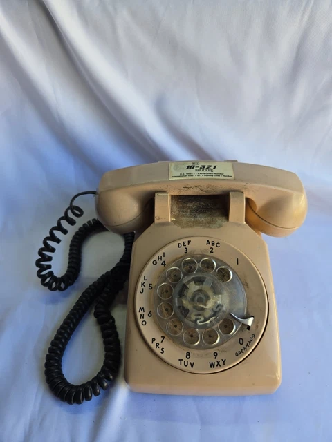 VINTAGE BELL SYSTEM 500DM Rotary Desk Telephone Dial Phone 1978 Western ...