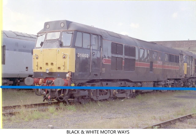 TRAIN COLOUR Negative Class 31 602 In Waterman Black Livery £0.99 ...