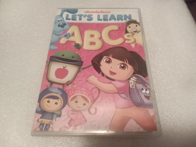 NICKELODEON LET'S LEARN: ABC DVD Featuring Blues Clues Dora Explorer ...
