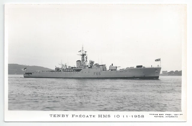ROYAL NAVY., HMS TENBY., F65., 1969, Whitby class frigate £0.99 ...