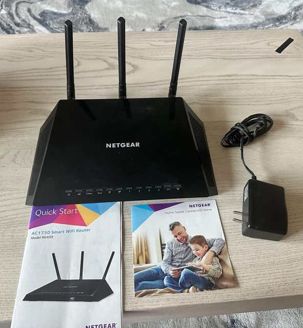 NETGEAR R6400V2 NIGHTHAWK AC1750 Dual-Band Smart Wi-Fi Router | Gigabit ...