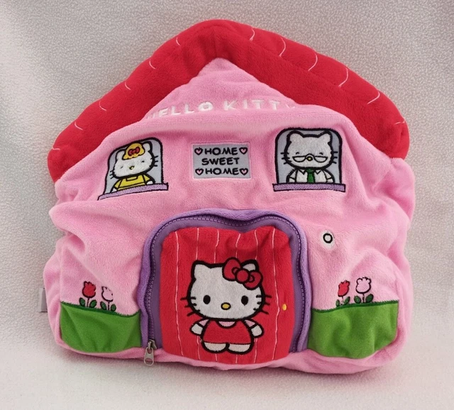 HELLO KITTY HUGGLE Buddies Hideaway Home Sweet Home Soft Toy Pillow ...