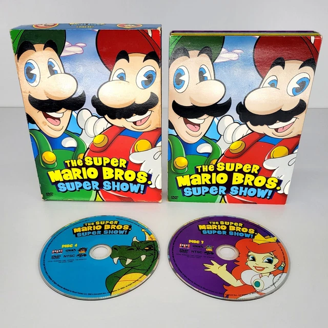 SUPER MARIO BROTHERS Super Show Vol 1 DVD 2006 4 Disc Set Box Set ...