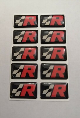 SEAT CUPRA R 3D Domed Badge Logo Emblem Sticker Graphic Decal Ibiza ...