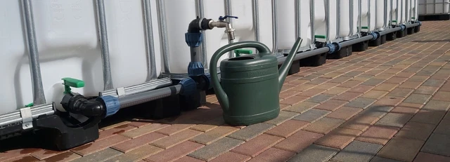 IBC CONTAINER 1000L Connection Set Water Tanks 40mm Large Spout ...