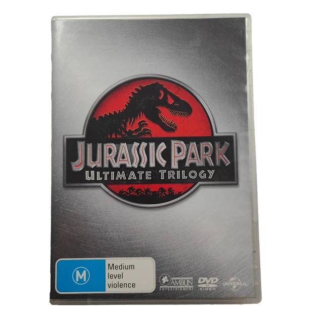 JURASSIC PARK ULTIMATE Trilogy DVD Set | PAL Region 2 4 Action Drama ...