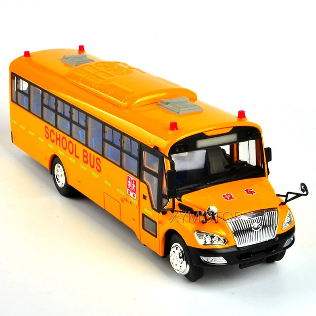1:42 YELLOW SCHOOL Bus Yutong ZK6109DX Diecast Model Bus Car Toys Gifts ...