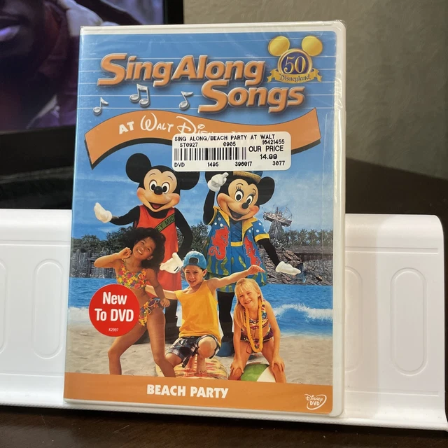SING-ALONG SONGS: BEACH Party at Walt Disney World (DVD, 2005) Sealed ...