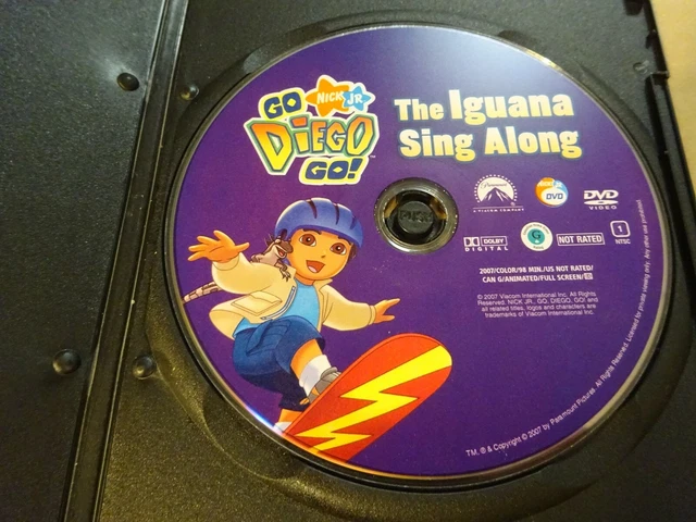SHELF172 DVD~ GO DIEGO GO, THE IGUANA SING-ALONG EUR 7,50 - PicClick FR