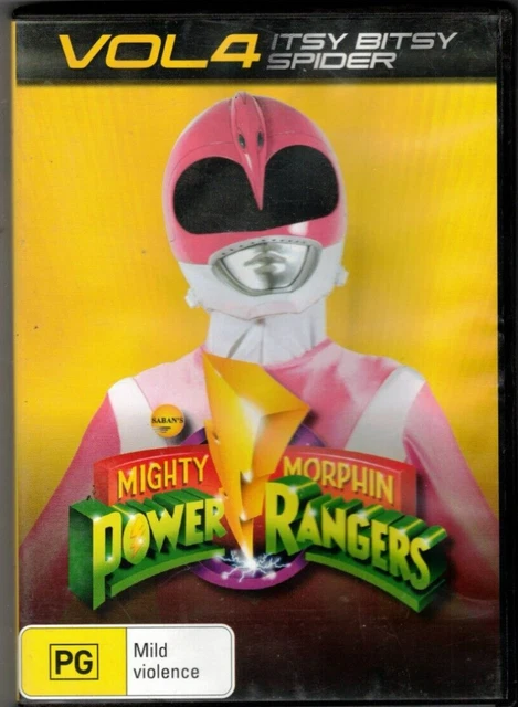 MIGHTY MORPHIN POWER Rangers Vol 4 Itsy Bitsy Spider Region 4 $3.50 ...