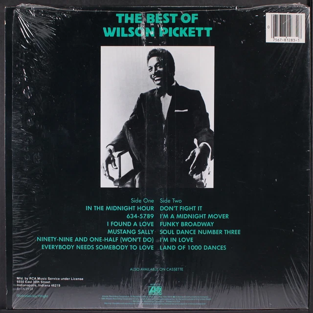 WILSON PICKETT: BEST of ATLANTIC LP 12" 33 GIRI EUR 13,70 - PicClick IT