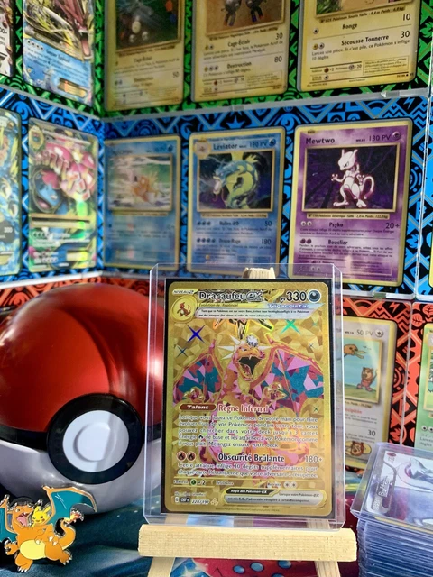 CARTE POKÉMON : Dracaufeu EX 228/197 OBF Flammes Obsidiennes Française ...