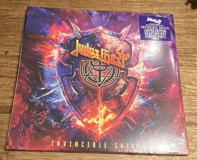 JUDAS PRIEST INVINCIBLE Shield. Purple Spotify Vinyl. 500 Worldwide ...