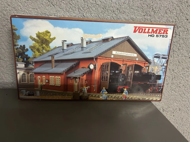 VOLLMER H0 5753 Lokschuppen EUR 25,00 - PicClick DE