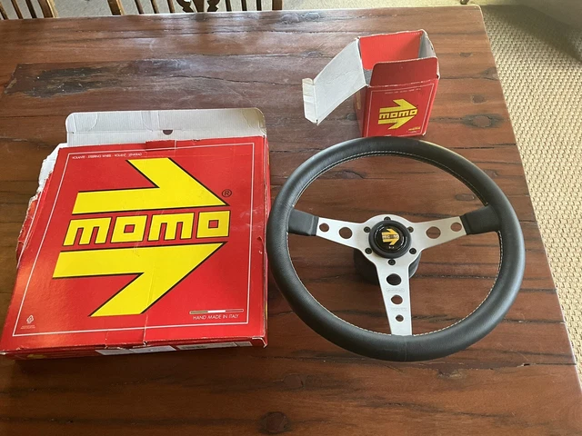 LAND ROVER DEFENDER Momo Prototipo Steering Wheel £250.00 - PicClick UK