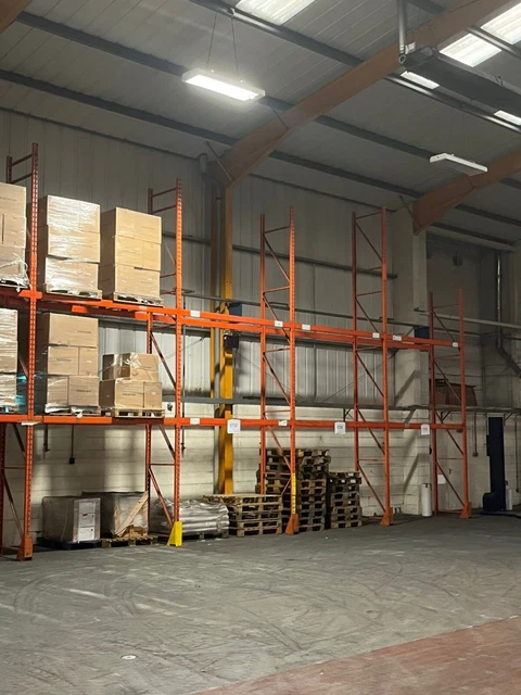 WAREHOUSE RACKING REDIRACK pallet racking frames beams column guards £ ...