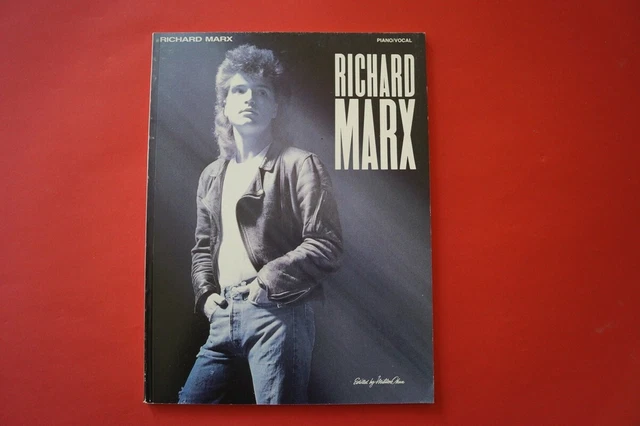 RICHARD MARX - Richard Marx (with poster). Songbook Notebook. Vocal ...