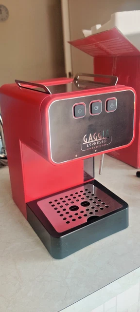 GAGGIA EVOLUTION, manual espresso machine. Lava Red. £115.10 - PicClick UK