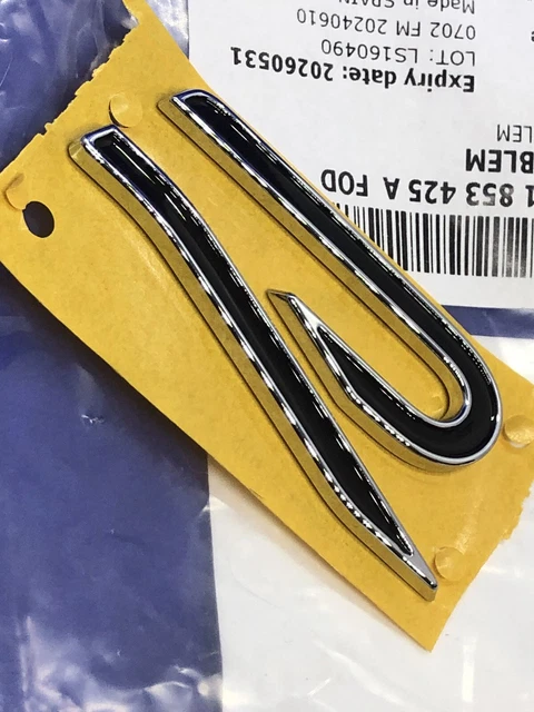 LOGO VW R NOIR R-line Calandre TIGUAN GOLF T-ROC PASSAT BADGE ORIGINAL ...