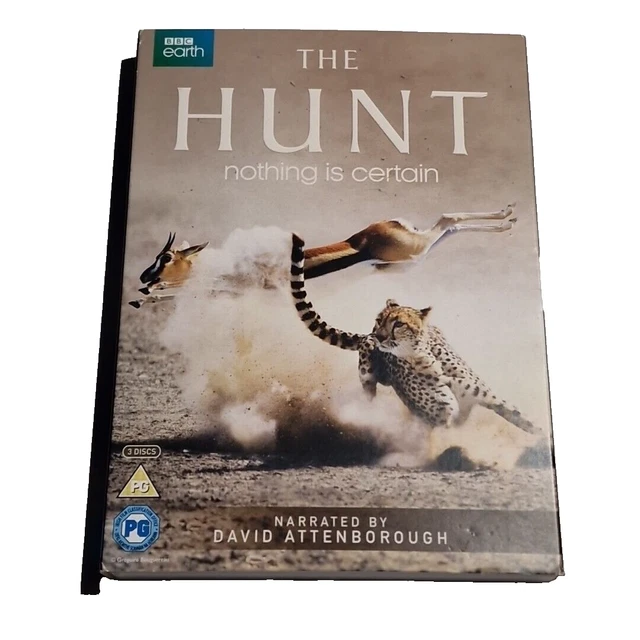 THE HUNT - Nothing Is Certain BBC Earth (3 Disc DVD, 2015) BBCDVD4060 ...