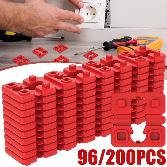 96/200PCS SWITCH RECEPTACLE Spacers Portable Electrical Socket Spacer ...