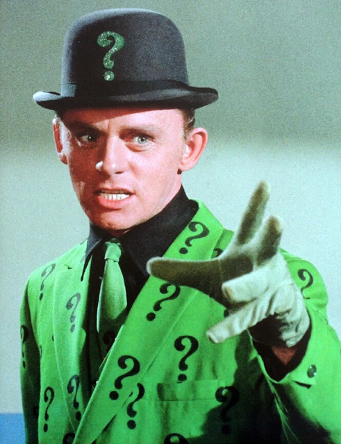 BATMAN POSTER PAGE . The Riddler Frank Gorshin . V45 £9.99 - PicClick UK