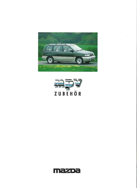 1997 PROSPEKT MAZDA Mpv Zubehör - 12/97 EUR 5,00 - PicClick DE