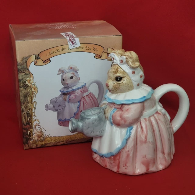 VINTAGE HERITAGE MINT Mrs Rabbit Decorative Tea Pot The Leonardo ...