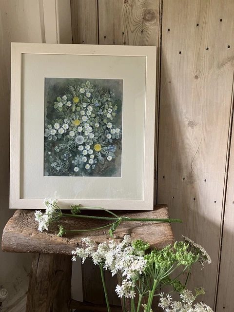 ARTS AND CRAFTS framed floral Watercolour Signed Alfred Hoare Powell. £ ...