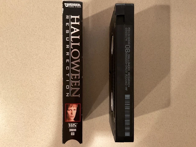 HALLOWEEN: RESURRECTION (VHS, 2002) Jamie Lee Curtis, Busta Rhymes ...