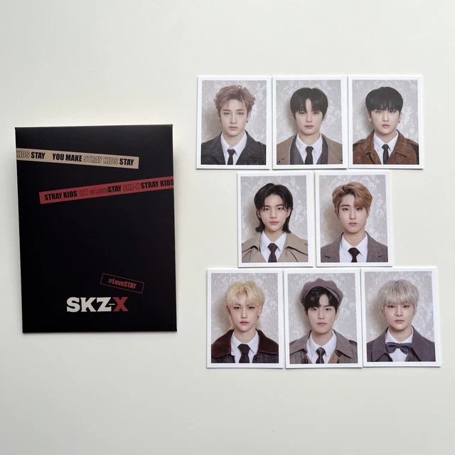 STRAY KIDS OFFICIAL Skz-X #Lovestay ID Photo Picture Ot8 Set Skz EUR 10 ...
