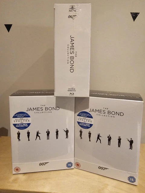 THE JAMES BOND Collection Blu-Ray Box Set 23 Disc Box Set Brand New ...