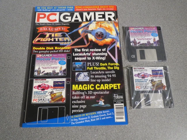 PC GAMER MAGAZINE Vol 1 Issue Number 9 August 1994 £65.00 - PicClick UK