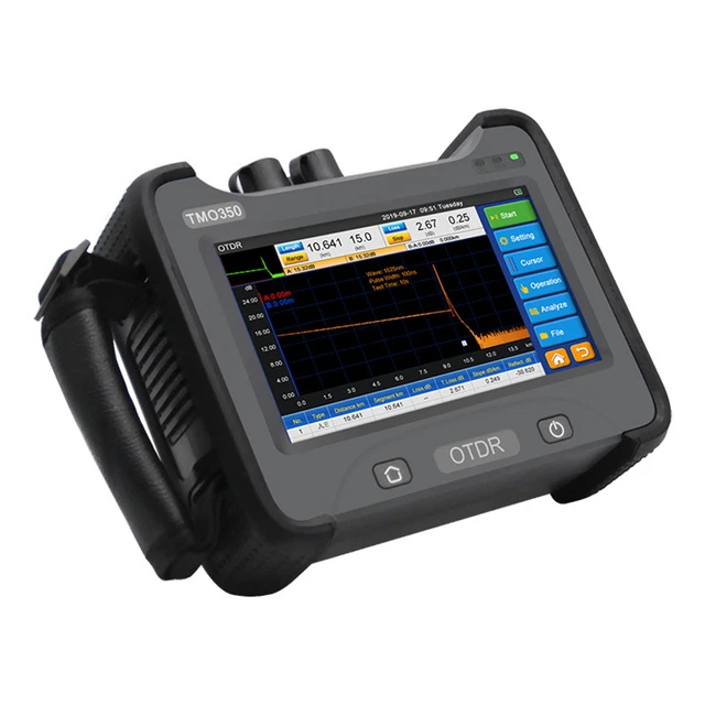 7&OTDR FIBER OPTIC Tester 1625nm 500m To 160km 5in1 OTDR Tester SC ST ...