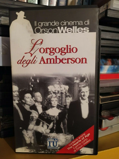 VHS - &L'ORGOGLIO DEGLI AMBERSON" - con JOSEPH COTTEN - DRAMMATICO 1942 ...
