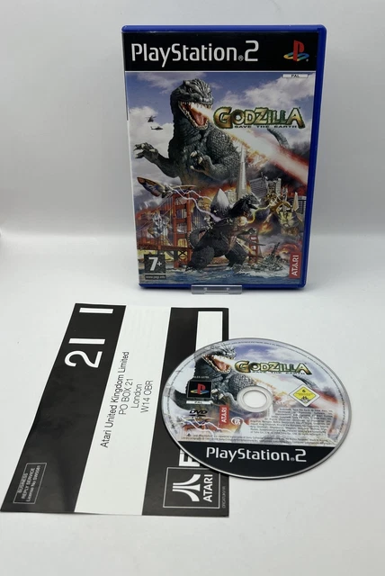 GODZILLA SAVE THE Earth PS2 Sony PlayStation PAL testato in ottime ...