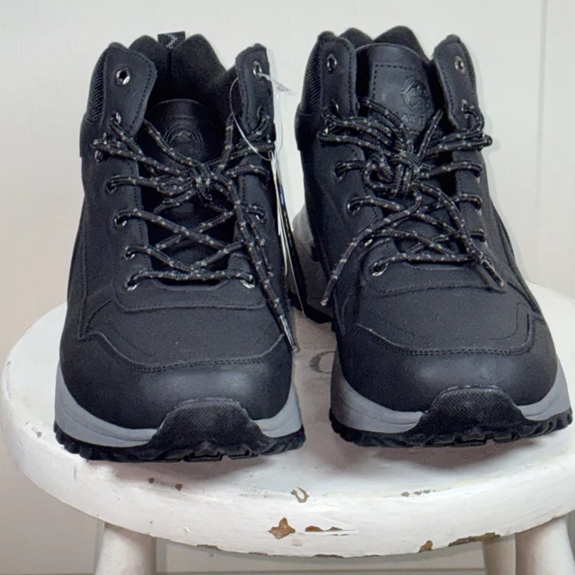 POLAR RANGE VULCAN Men’s Lace-Up Boots Size 11 Black Rugged Outdoor ...