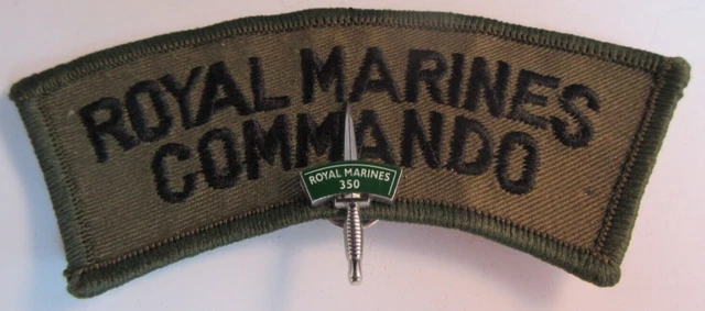 ROYAL MARINES COMMANDO Pin Badge & Shoulder Title £9.99 - PicClick UK