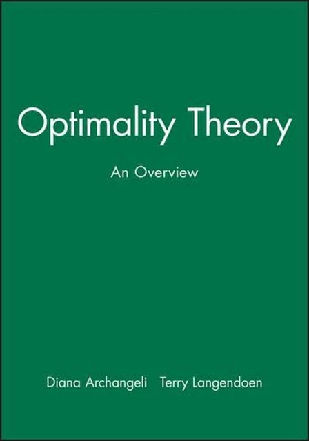 OPTIMALITY THEORY: AN Overview by Diana Archangeli (English) Paperback ...