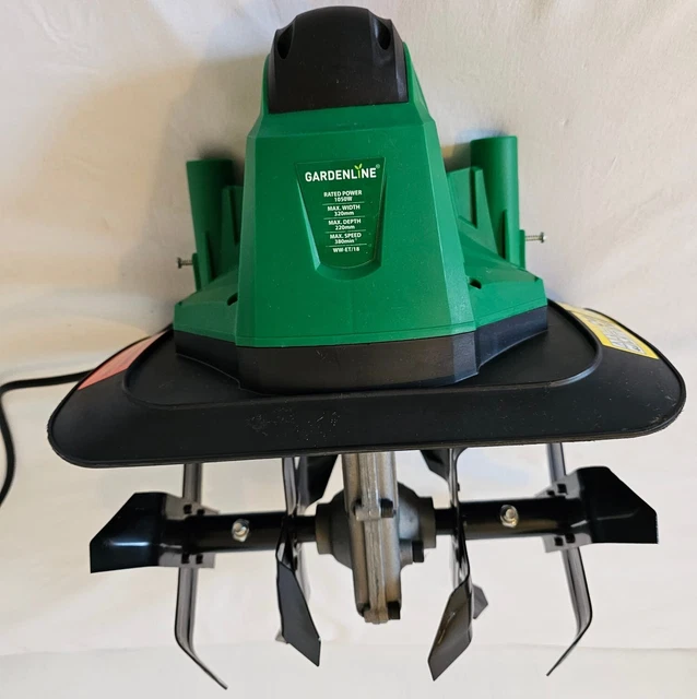 GARDENLINE ELECTRIC GARDEN Tiller Cultivator Soil Turner Rotovator £60. ...