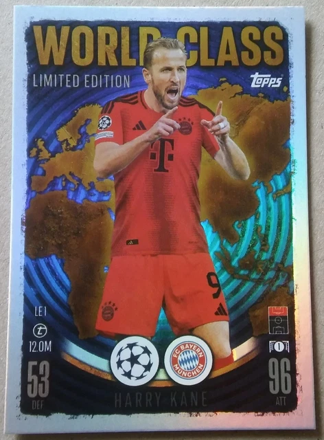 MATCH ATTAX CL 2024/25 Limited Edition card - Harry Kane of Bayern Munich £1.76 - PicClick UK