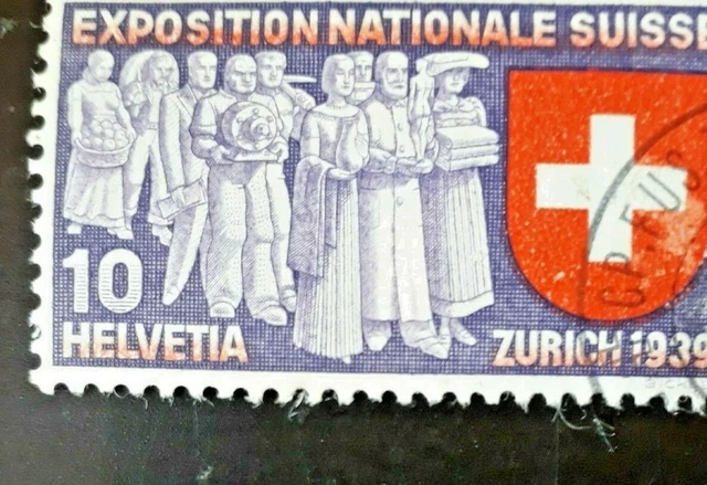 SUISSE - 1939, timbre 320, EXPOSITION NATIONALE de ZURICH, oblitéré EUR 1,90 - PicClick FR