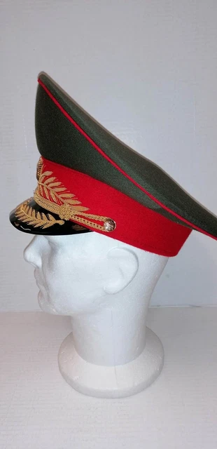 RUSSIAN ARMY FEDERATION GENERAL MARSHAL hat Parade WAR UCRAINE VISOR ...