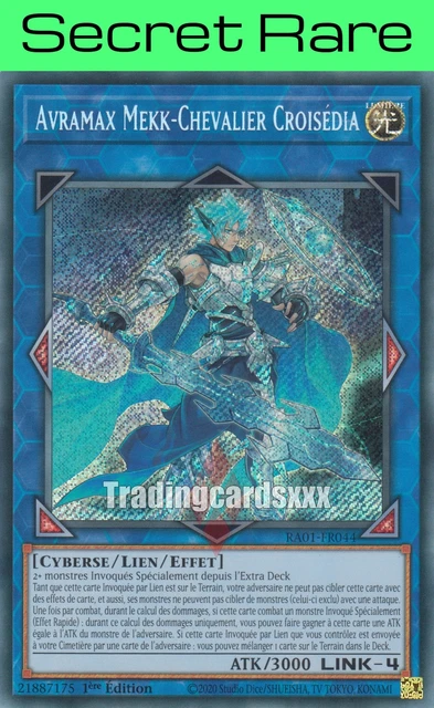 YU-GI-OH! AVRAMAX MEKK-CHEVALIER Croisédia : RA01-FR044 EUR 1,00 ...