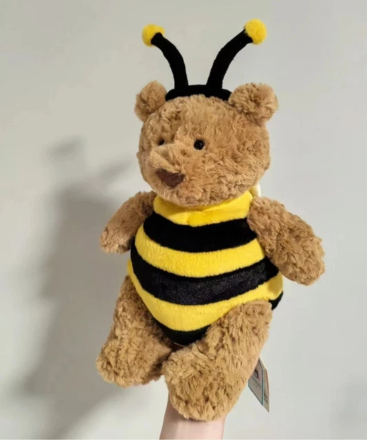 JELLYCAT.BARTHOLOMEW BUMBLEBEE BEAR Plush Toy With.Tag Easter Bee Bear ...