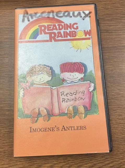 READING RAINBOW VHS Imogene's Antlers #33 Videocassette Tape £14.70 ...