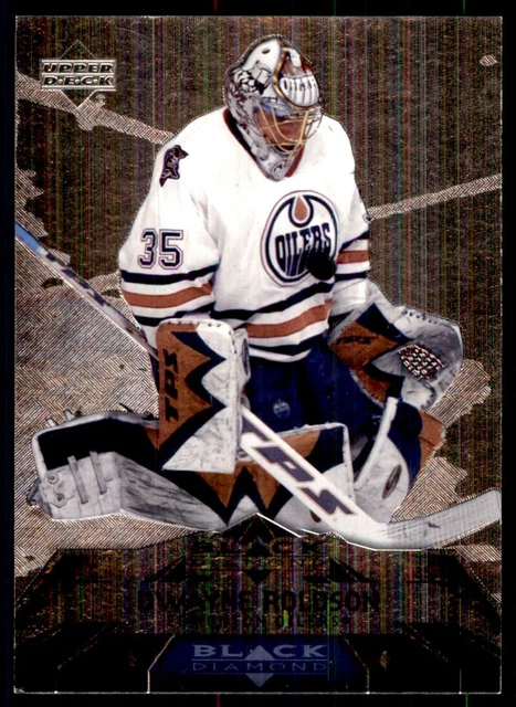 2006-07 PONT SUPÉRIEUR diamant noir Dwayne Roloson Edmonton Oilers #31 ...
