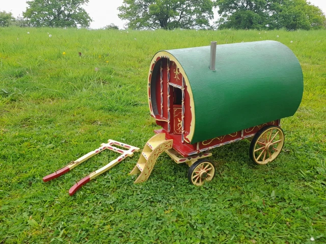 ROMANY GYPSY BOW Top Caravan/Wagon Handmade Model**Handpainted* £675.00 ...