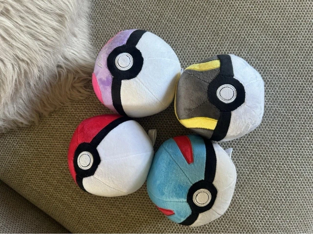POKEMON POKEBALL PLUSH Soft Toy Teddy £14.89 - PicClick UK