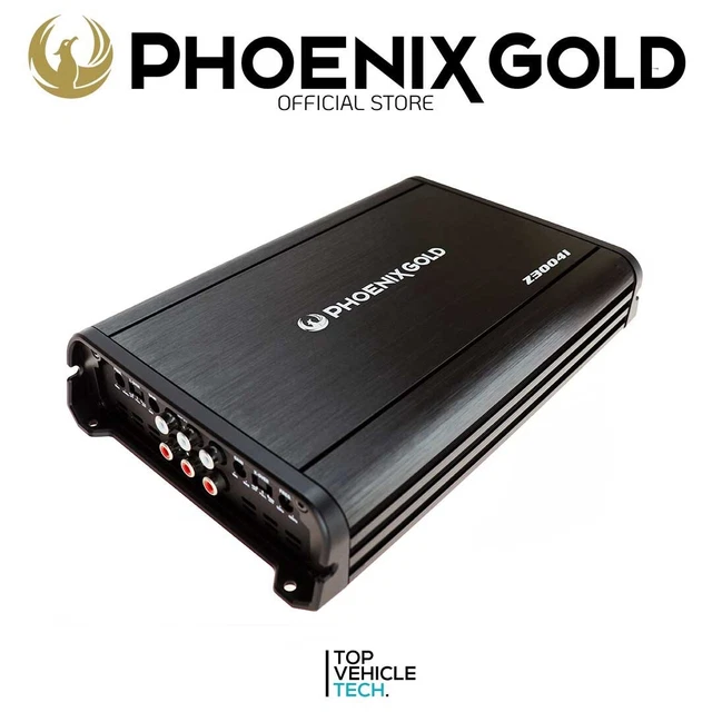 600W 4 CHANNEL CAR AUDIO AMPLIFIER PHOENIX GOLD Z3004i CAR SPEAKERS ...